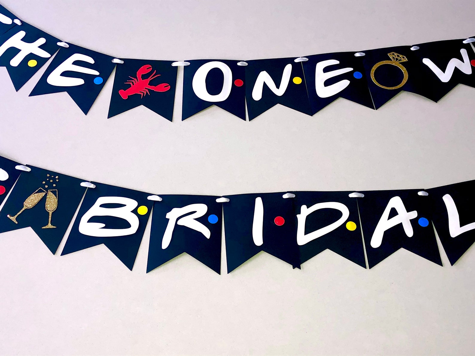 Custom Friends Theme Banner Friends Bridal Shower Banner | Etsy