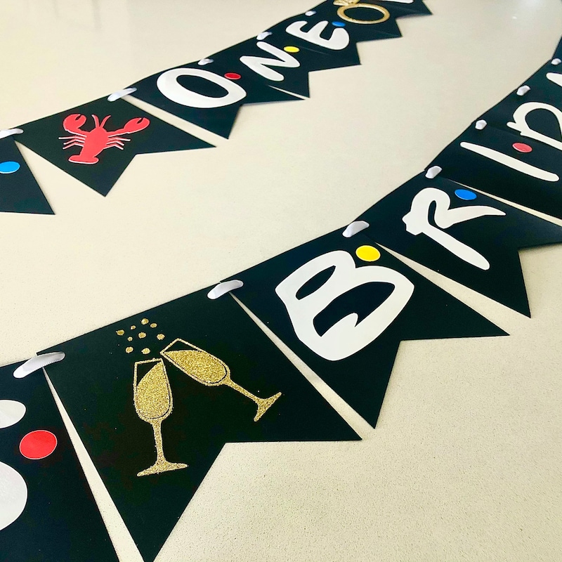 Friends Birthday Banner - Etsy UK