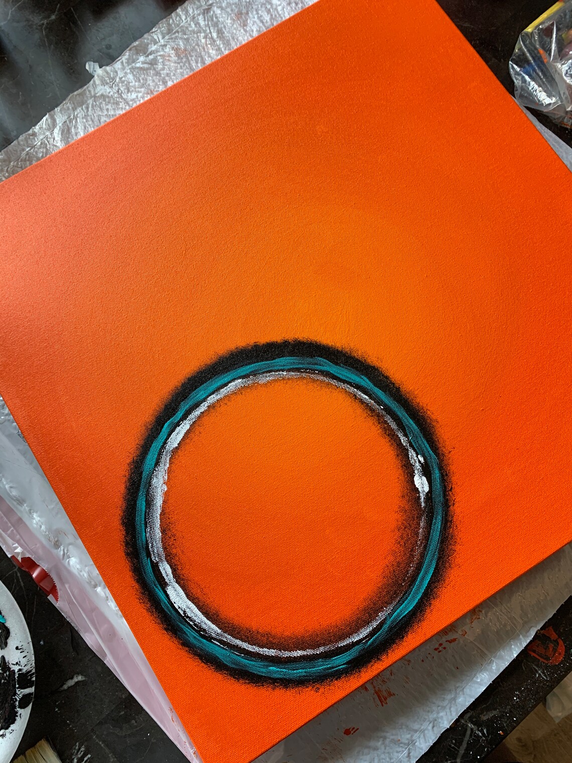 Extra Large, Wall Art, Root Chakra Art, Spiritual Art Decor, Chakra ...