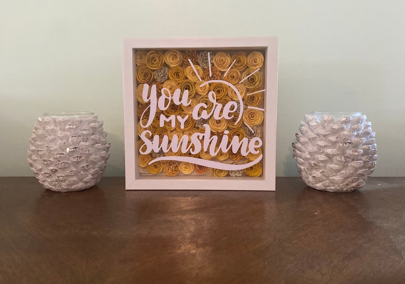 Sun and Moon 3D Shadow Box - Etsy