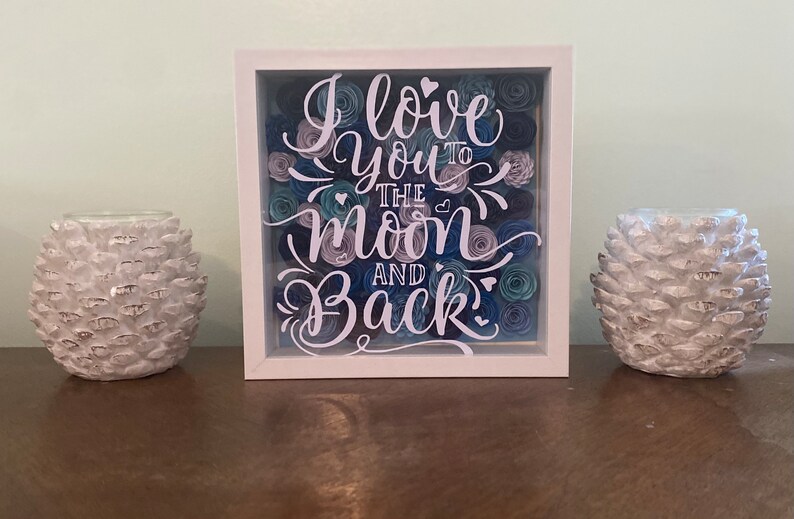 Sun and Moon 3D Shadow Box - Etsy