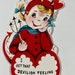 Vintage Devil Girl Valentine Greeting Card GI Get That Devilish Feeling ...