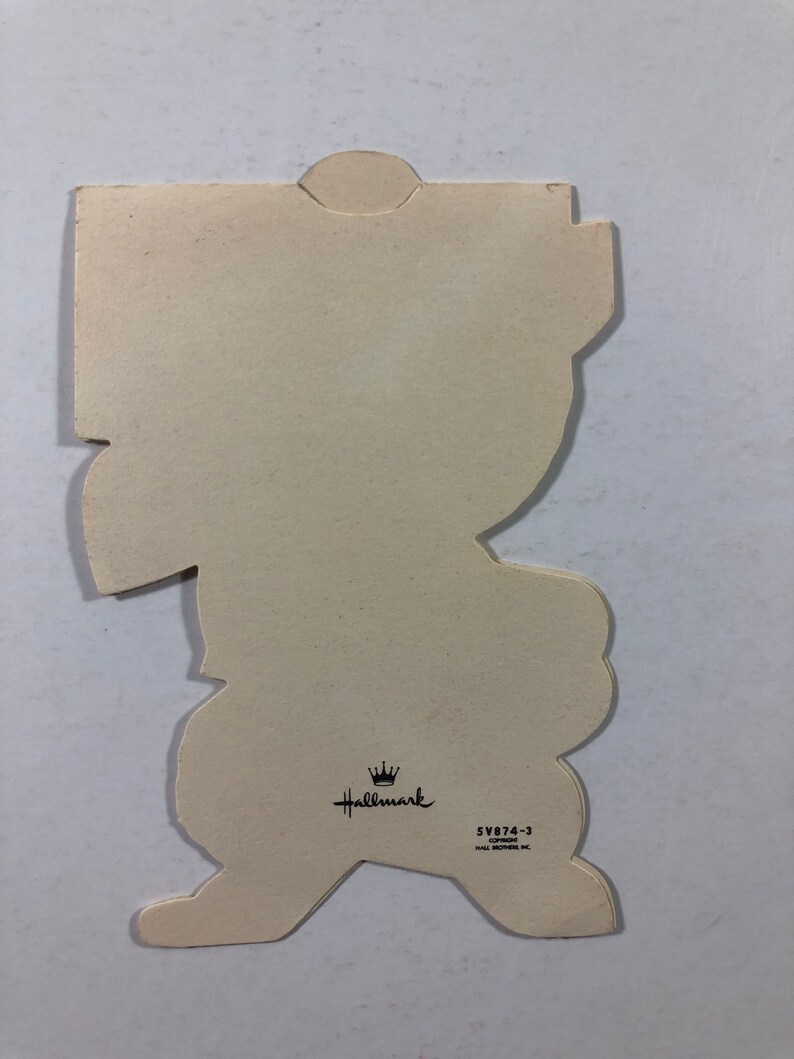 Vintage Bunny Hallmark Valentine Greeting Card | Etsy