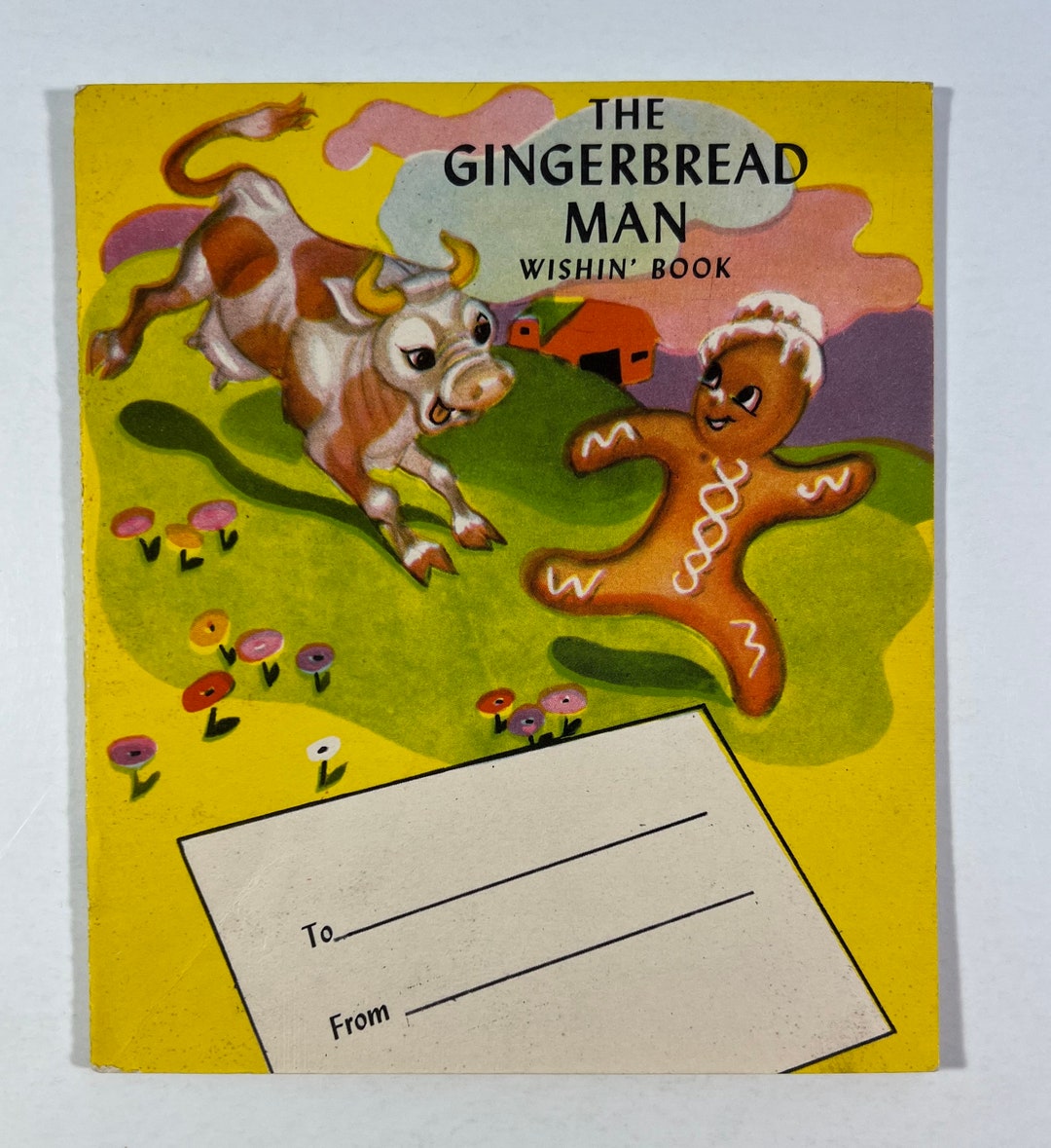 Vintage the Gingerbread Man Wishin’ Book - Childrens Book, Booklet ...