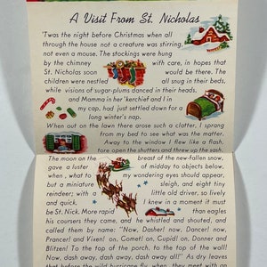 Vintage Christmas Tree Christmas Story Greeting Card - Story Card, Xmas ...