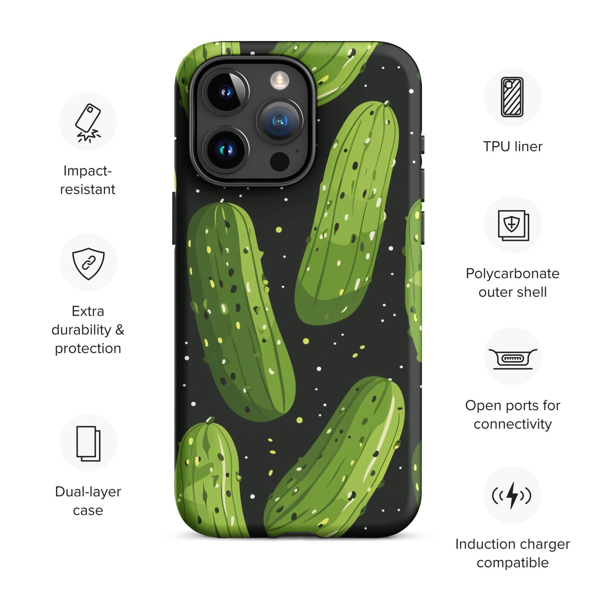What's the Big Dill Pickles Phone Case iPhone 15/14/13/12/11 Plus Pro ...
