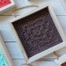 Brown Granny Square Shadow Box, Brown Granny Square Wall Hanging ...