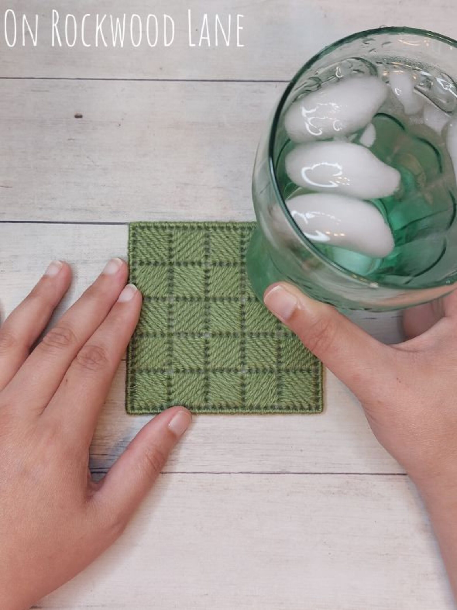 Easy Plastic Canvas Coaster Pattern, Scottie Sage Coaster Plastic ...
