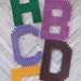 Easy Perler Bead Alphabet Pattern, Perler Bead Abcs, Easy Perler Bead ...