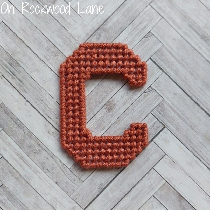 Easy Plastic Canvas Alphabet Pattern, Plastic Canvas Letters Patterns ...