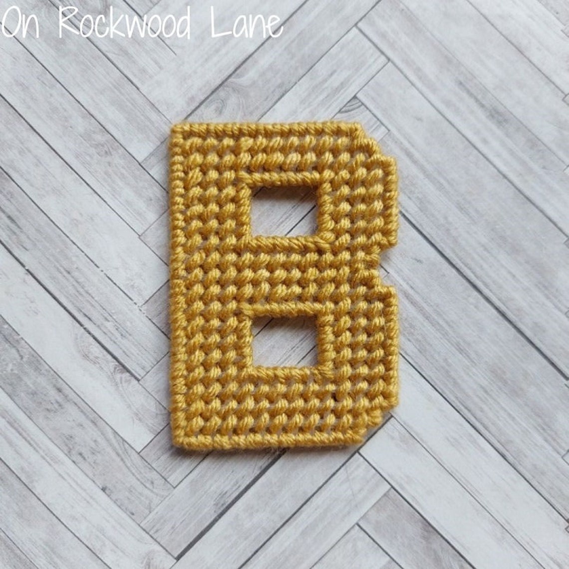 Easy Plastic Canvas Alphabet Pattern, Plastic Canvas Letters Patterns ...