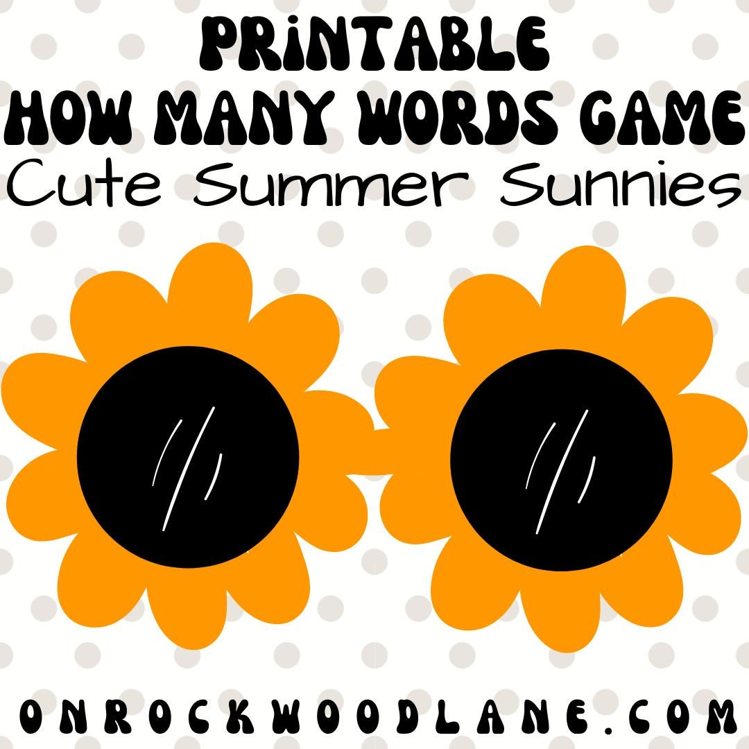 Printable How Many Words Can You Make Game, Printable Game for Adults ...