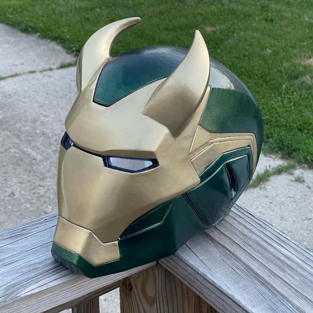 Iron Loki Helmet STL Iron Mischief Iron Man X Loki Concept 3D File - Etsy