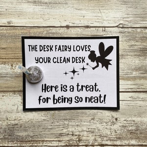 Printable Desk Fairy Treat Note - Etsy