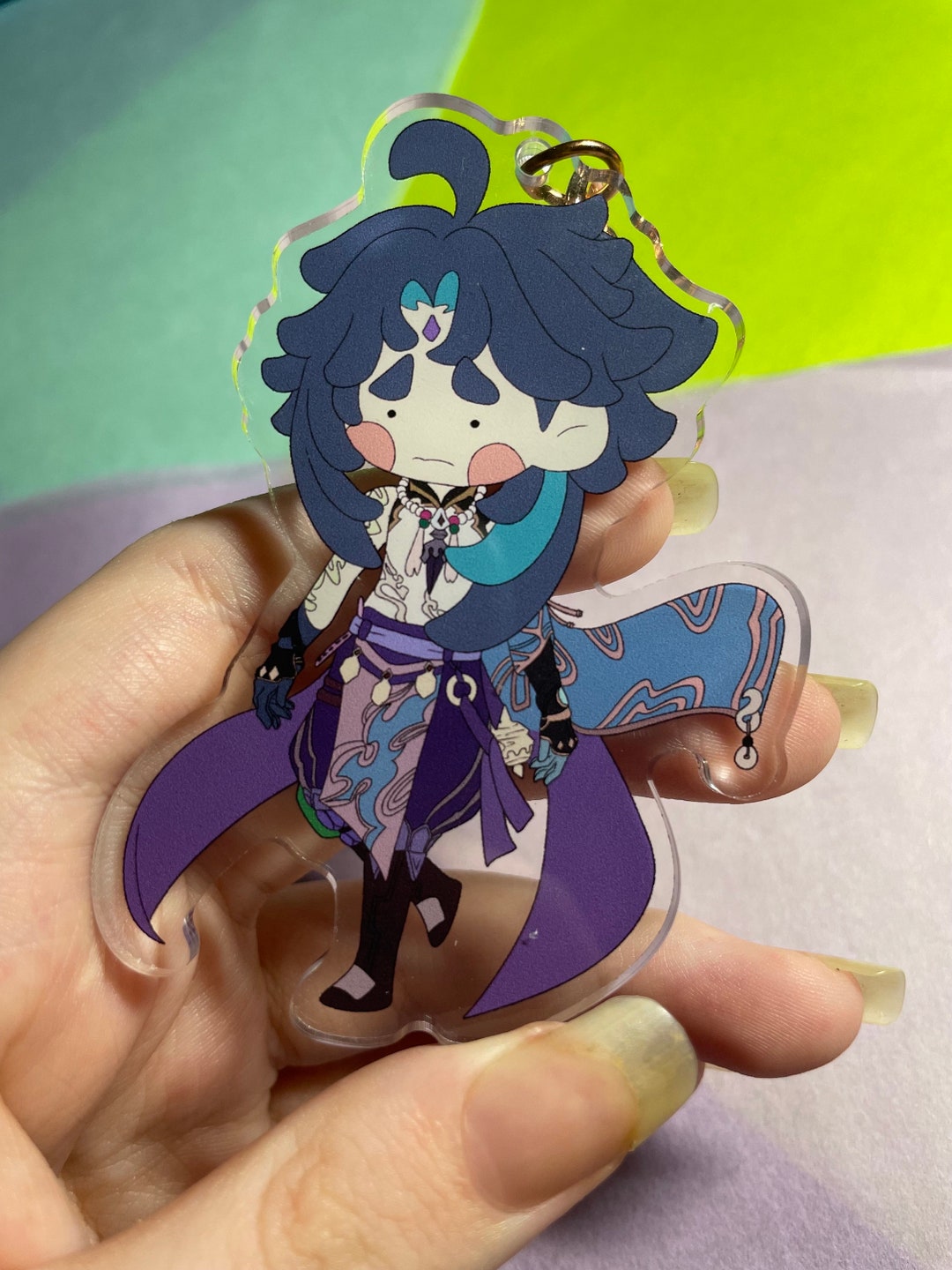 Xiao 3 Keyring Genshin Impact Fanart - Etsy UK