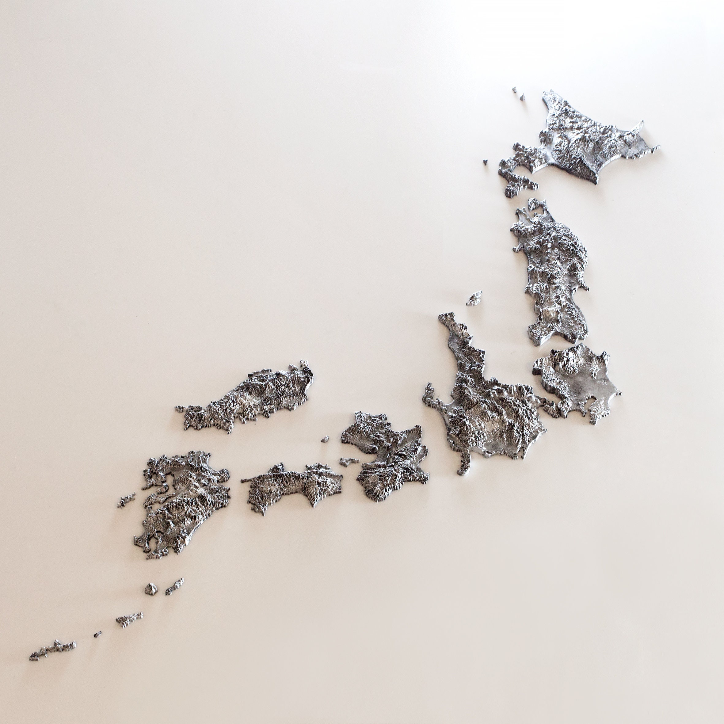 Japan Relief Map Map of Japan Japanese Map Topographic Map - Etsy