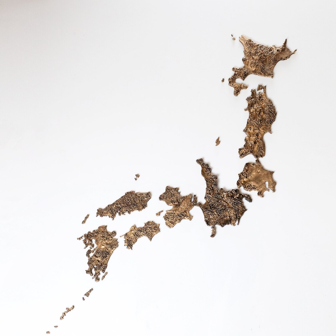 Japan Relief Map Map of Japan Japanese Map Topographic Map - Etsy