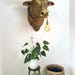 Large Bull Head Wall Light: Rustic Farmhouse Decor - 3D Printed - Etsy