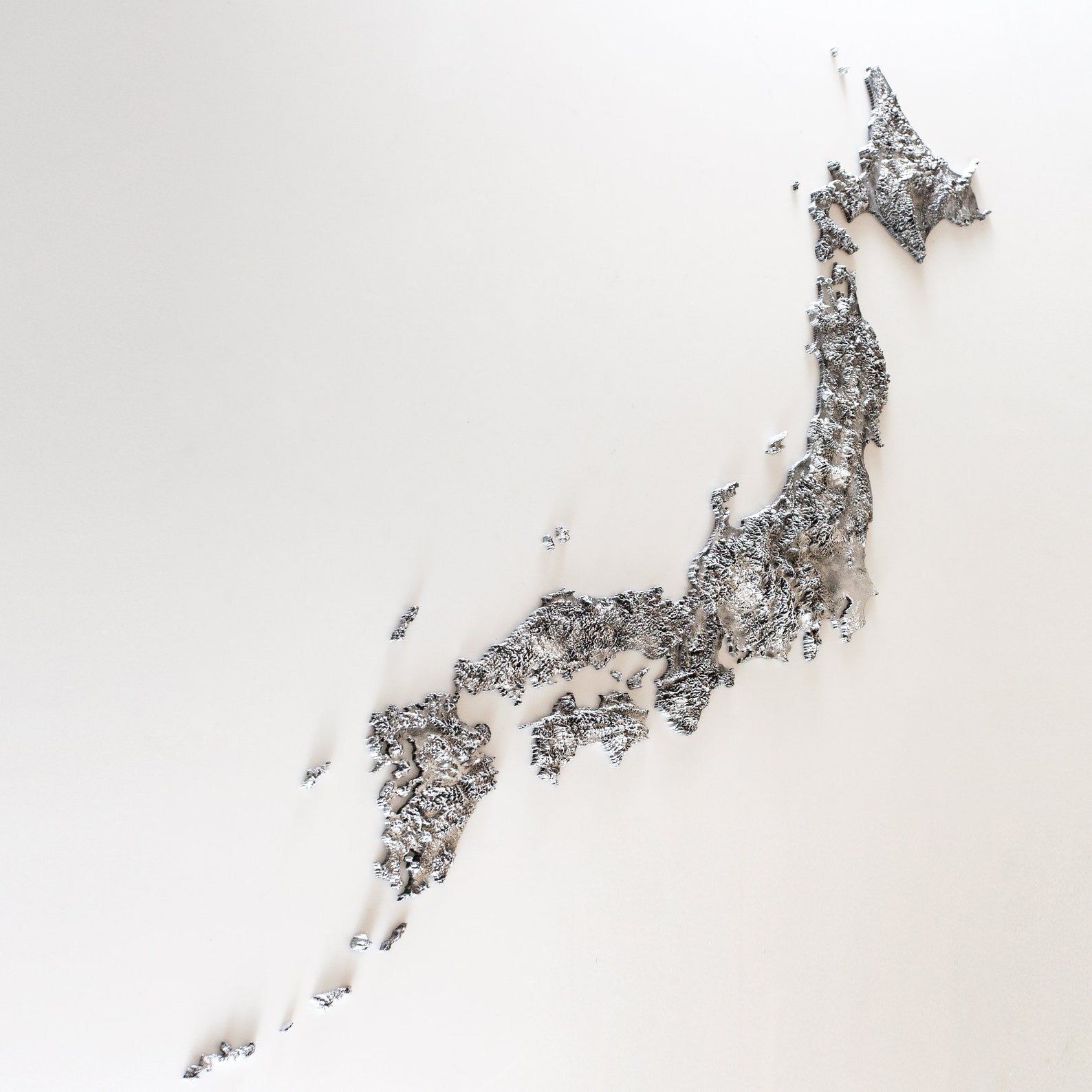 Japan Relief Map Map of Japan Japanese Map Topographic Map - Etsy