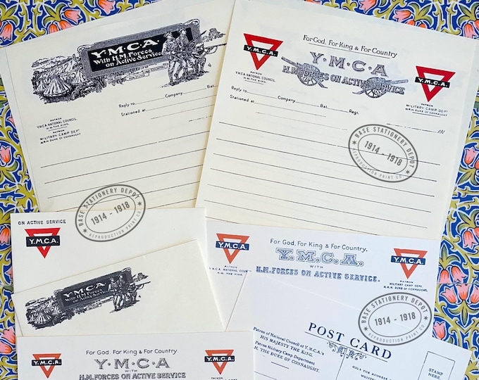 WW1 Letter to Blighty Kit - YMCA Writing Paper, Postcards and Envelopes ...