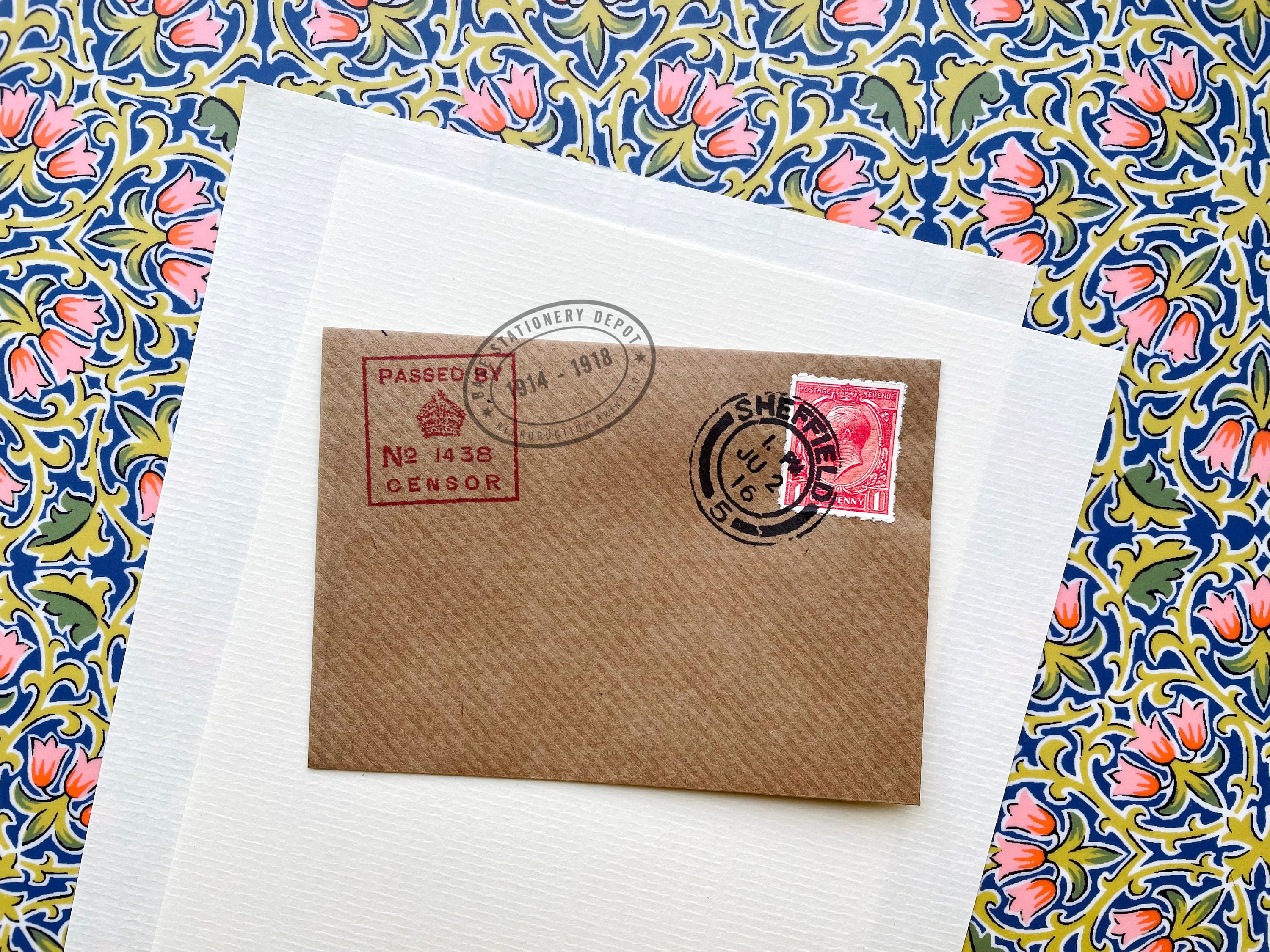 WW1 Letter to Tommy Kit - Customisable Envelope and Writing Paper ...