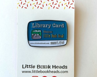 Library Card Design - Etsy