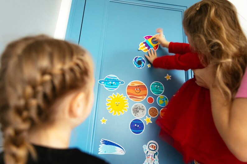 Learning the Cosmic Terms, Planets, Solar System. Removable Stickers ...