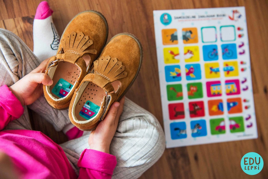 Educational Shoe Stickers. for the Inside of the Shoes, Right-left, for ...