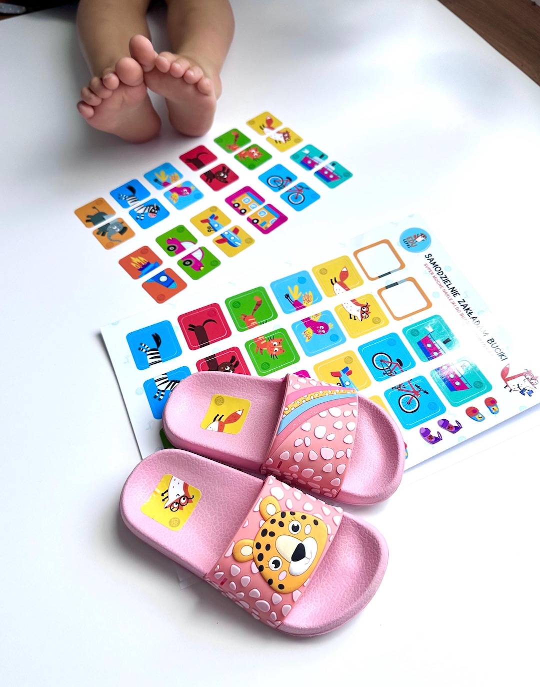 Educational Shoe Stickers. for the Inside of the Shoes, Right-left, for ...