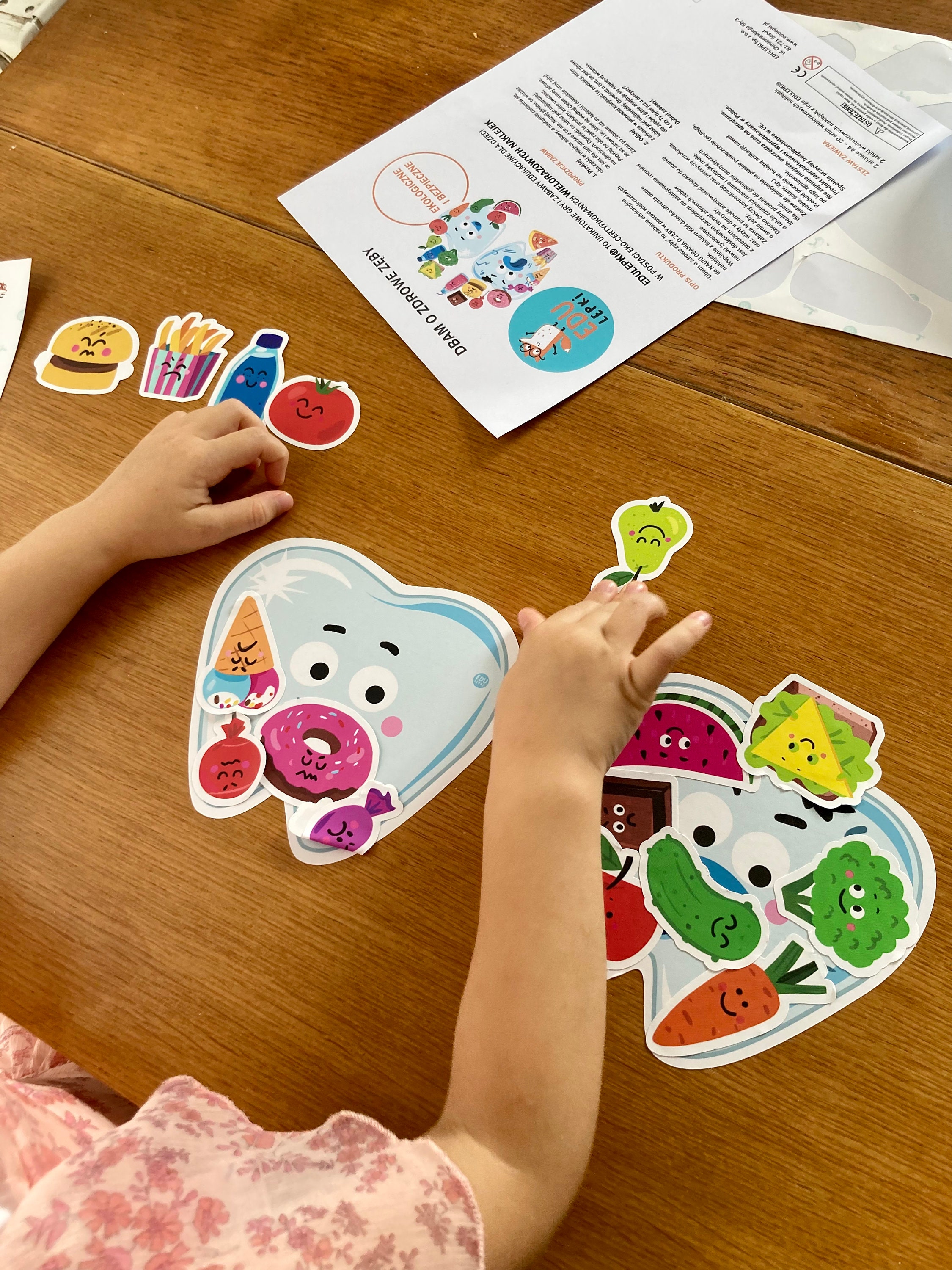 Learn Healthy Habits. Keeping My Teeth Healthy. Reusable Stickers for ...