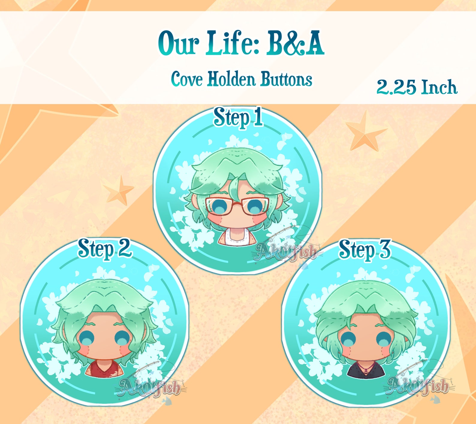 Our Life: B&A Cove Holden Buttons - Etsy