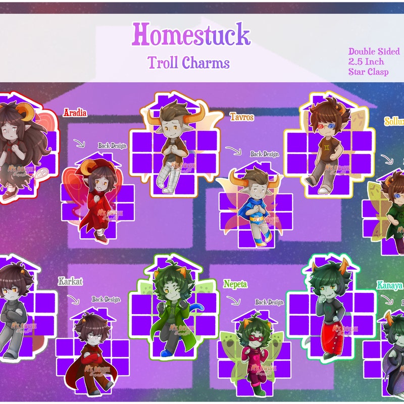 Homestuck Charms - Etsy