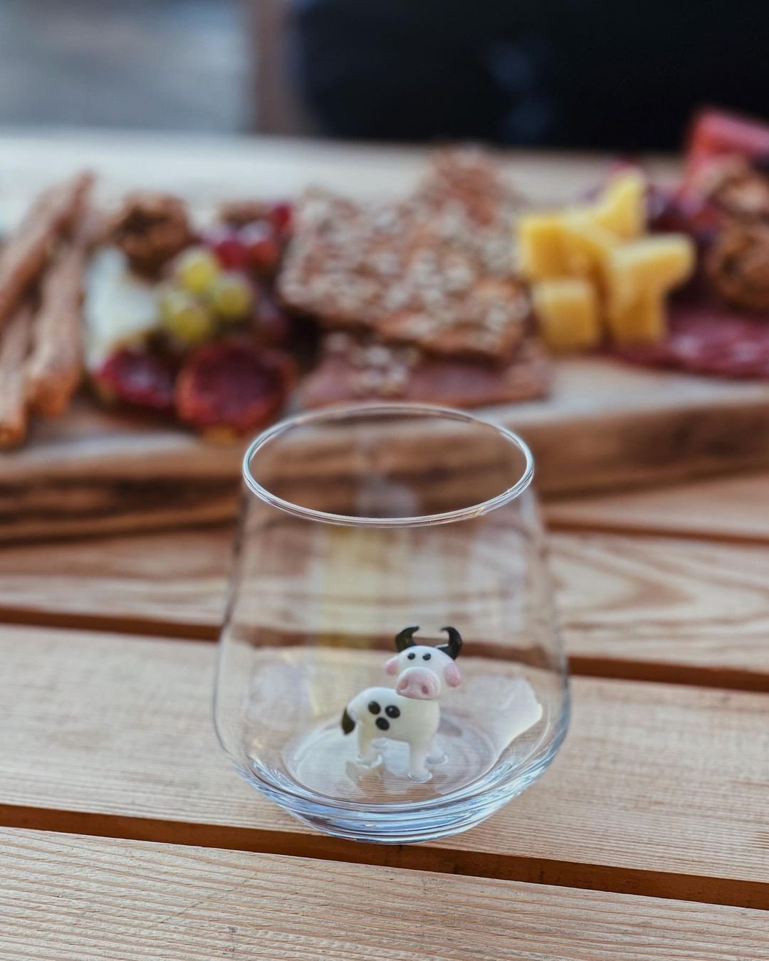 Cow Water Drinking Glass, Handmade Glassware, Tumbler & Water Glasses ...
