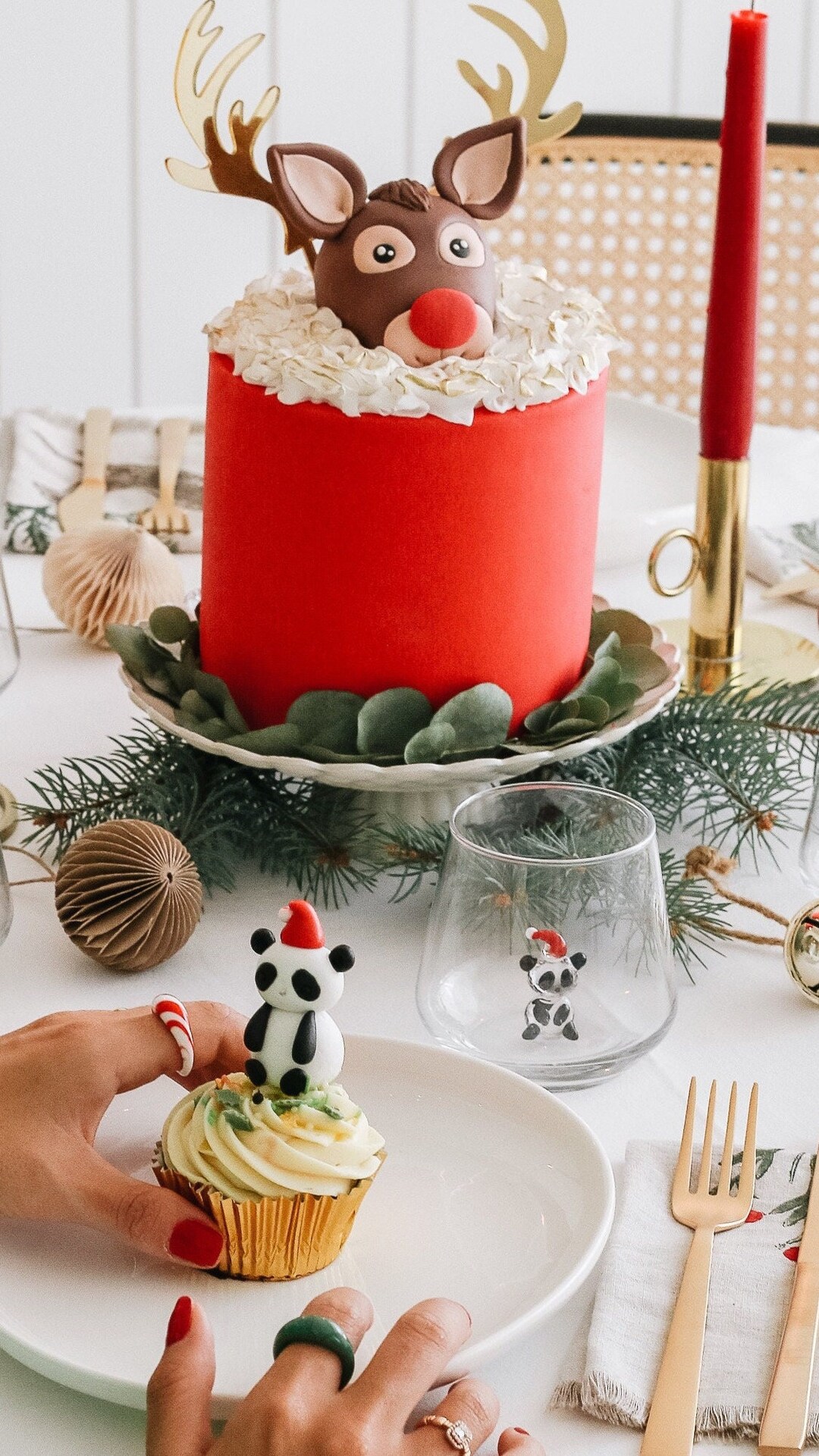 Cup With Tiny Panda Figure, Cute Drinkware Gifts, Water Cup Set, Panda ...