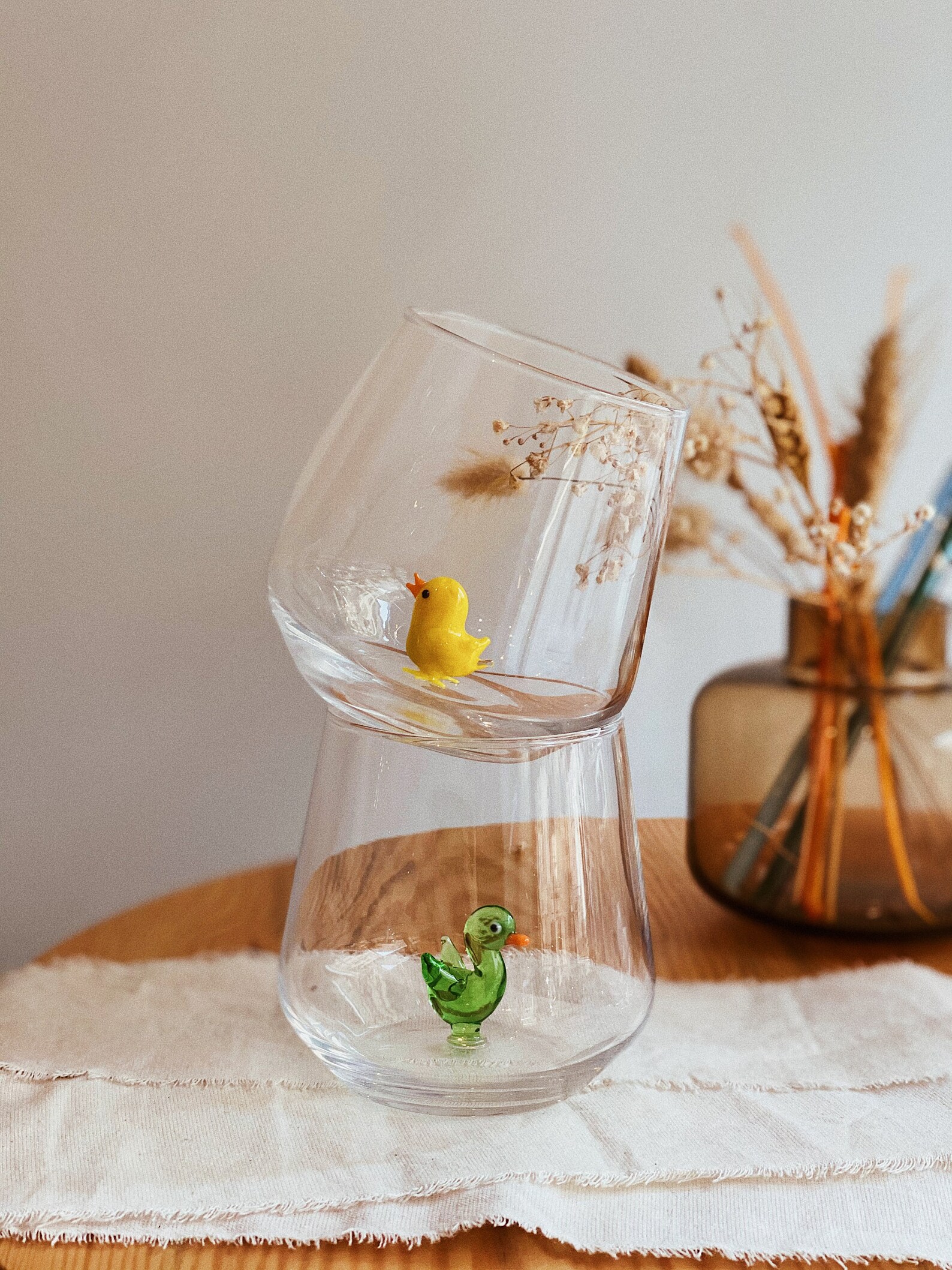 Water Cup Set of 6 Handmade Animal Figures Farm Girls Gift | Etsy