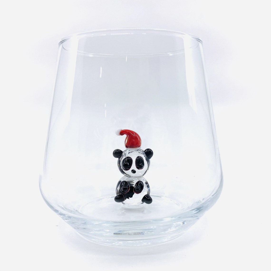 Cup With Tiny Panda Figure Cute Drinkware Gifts Water Cup | Etsy