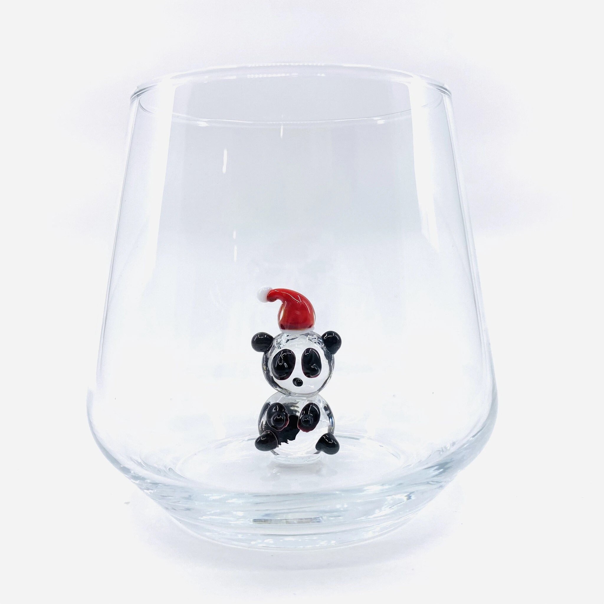 Cup With Tiny Panda Figure, Cute Drinkware Gifts, Water Cup Set, Panda ...