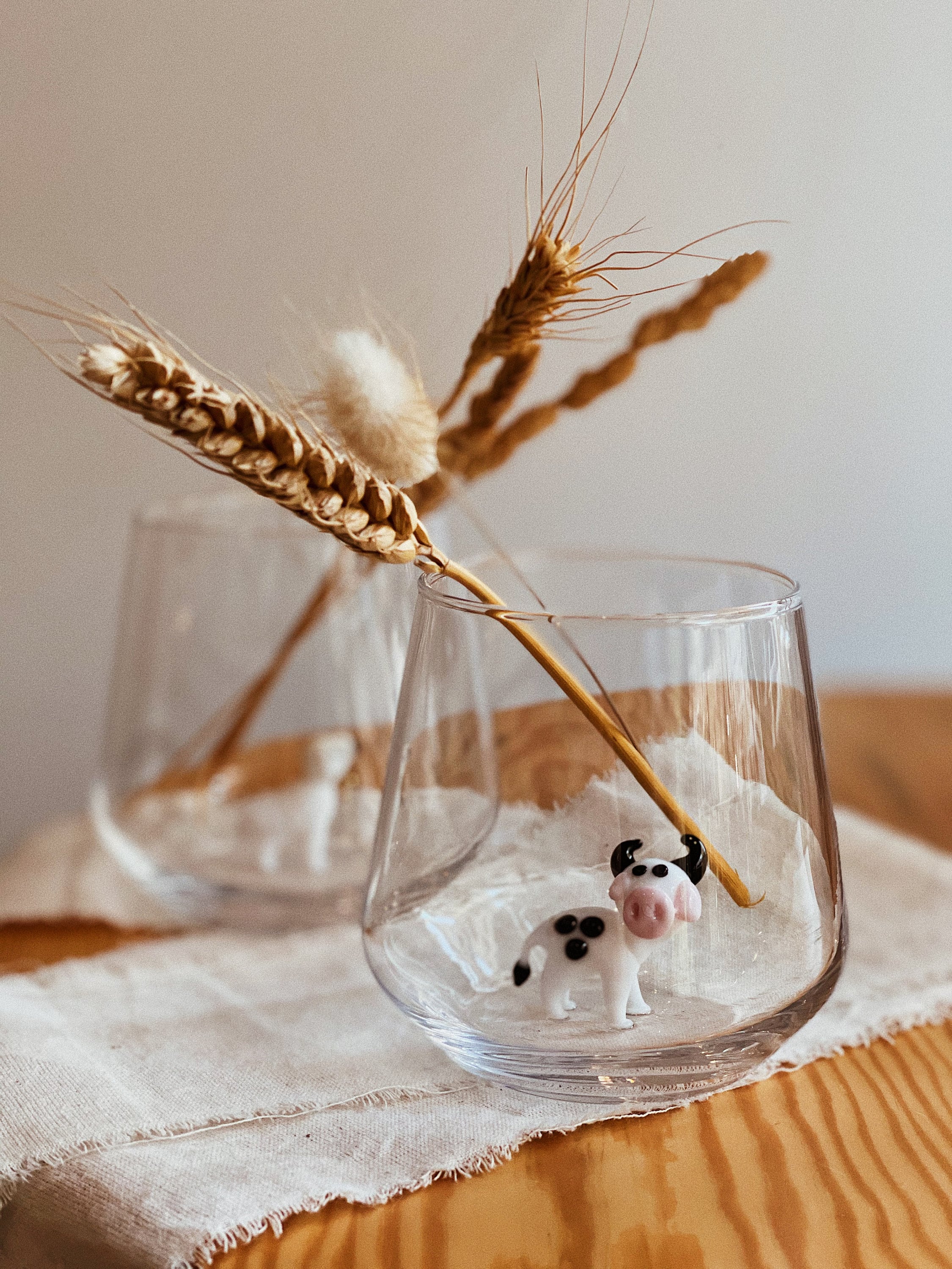 Cow Water Drinking Glass, Handmade Glassware, Tumbler & Water Glasses ...