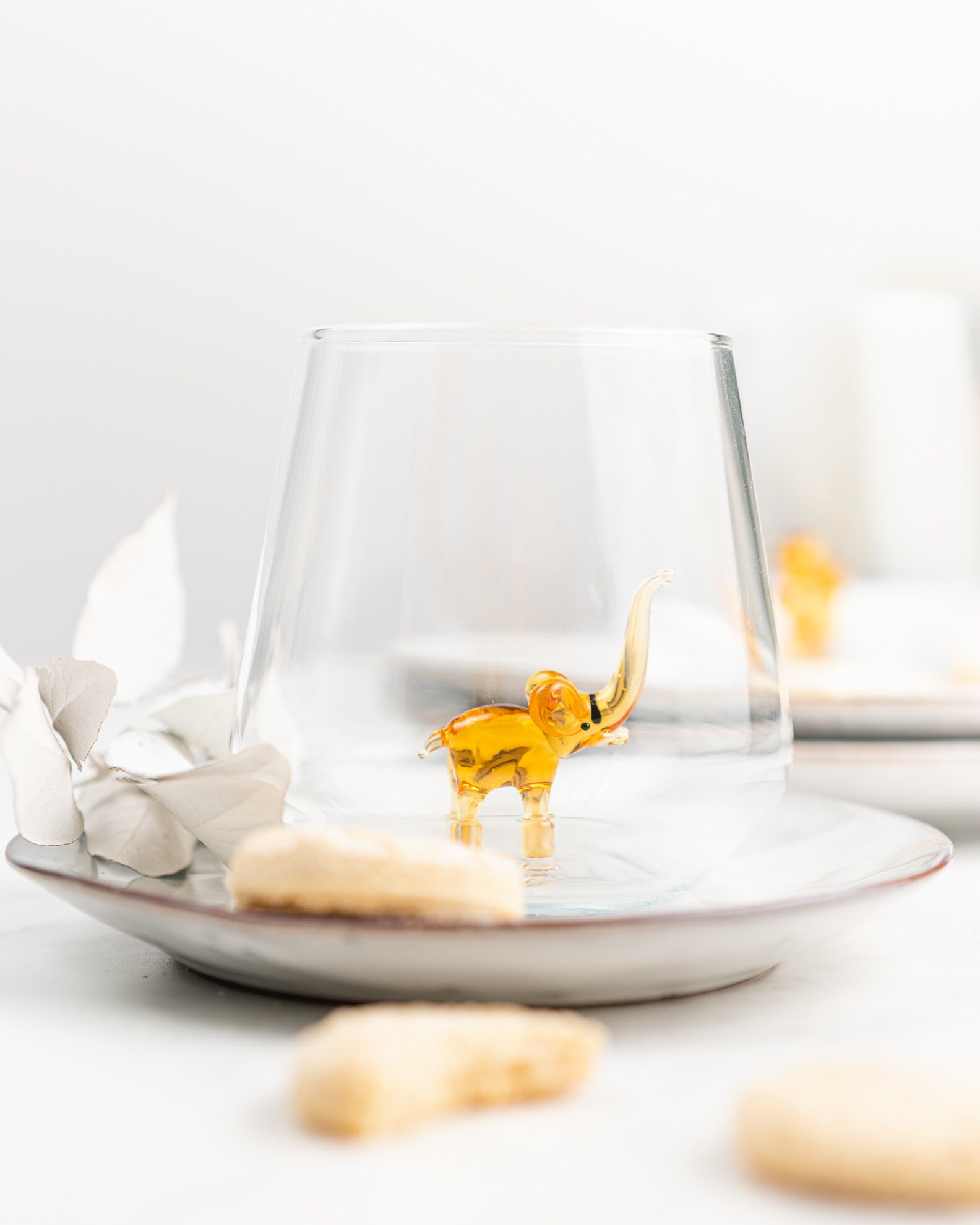 Drinking Glass Set of 3 With Tiny Animals Wild Animal Glass - Etsy