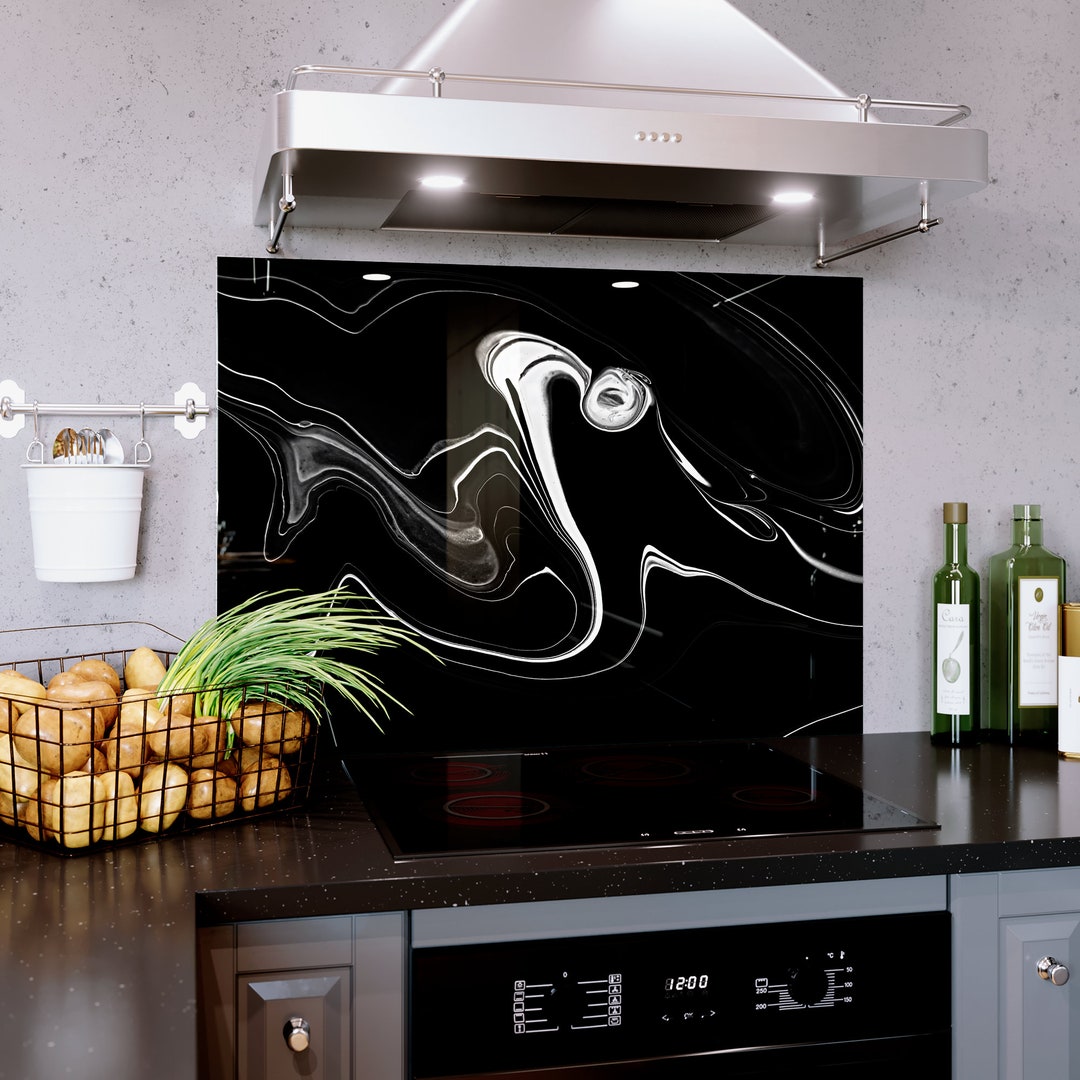 Glass Splashback Kitchen ANY SIZE or Bespoke Stove Backsplash - Etsy