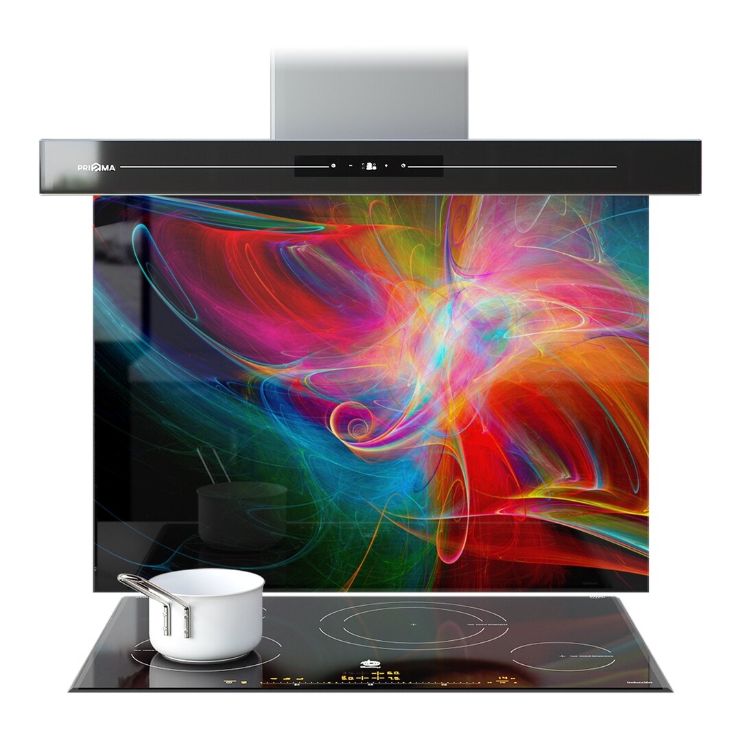 Kitchen Glass Splashback ANY SIZE Tempered Cooker Backsplash - Etsy