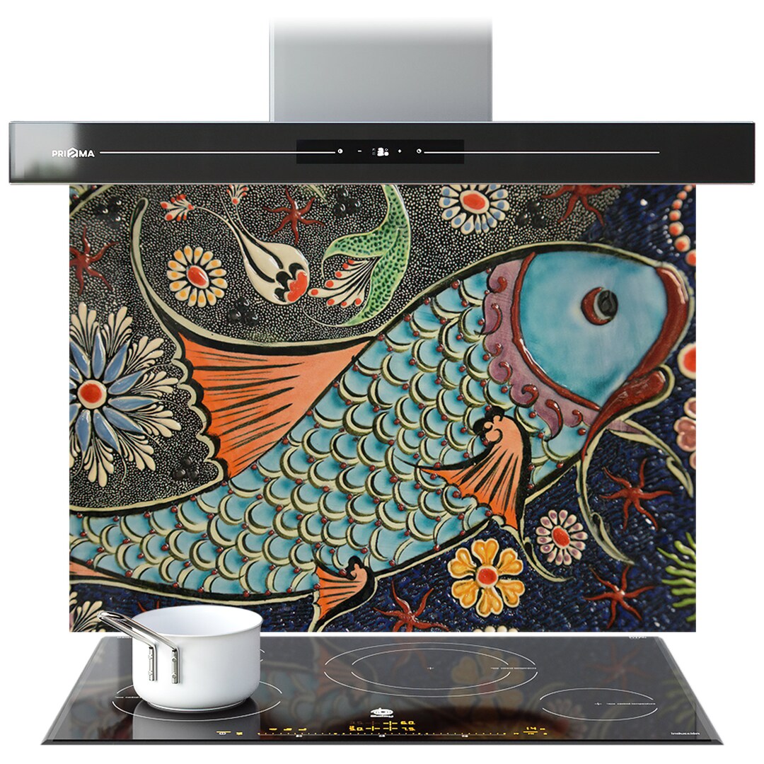 Kitchen Glass Splashback ANY SIZE or Bespoke Cooker Hob Backsplash Wall ...