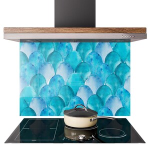 Kitchen Glass Splashback ANY SIZE Cooker Hob Backsplash | Etsy