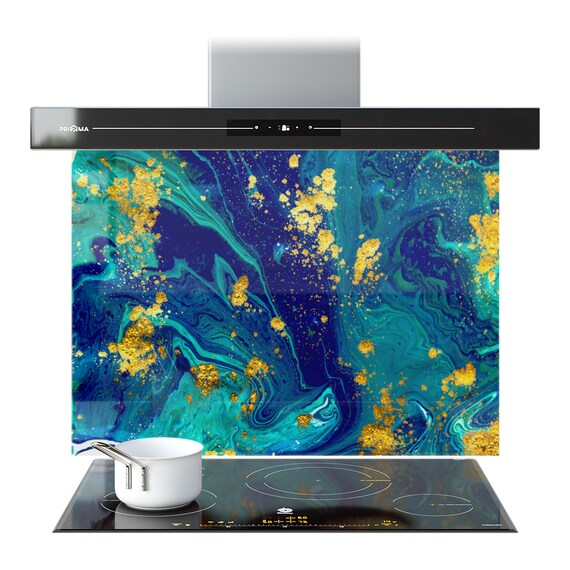 Kitchen Glass Splashback ANY SIZE Cooker Hob Wall Backsplash - Etsy