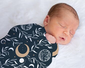 Sun Moon Stars Celestial Baby Blanket Crib Blanket Crib - Etsy