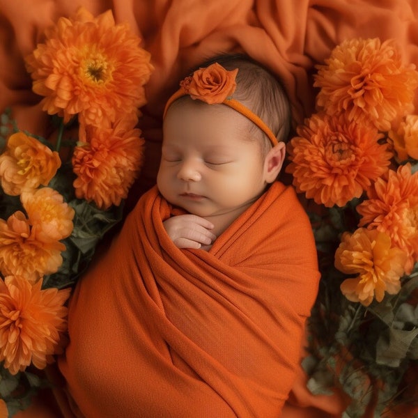 Orange Blanket - Etsy