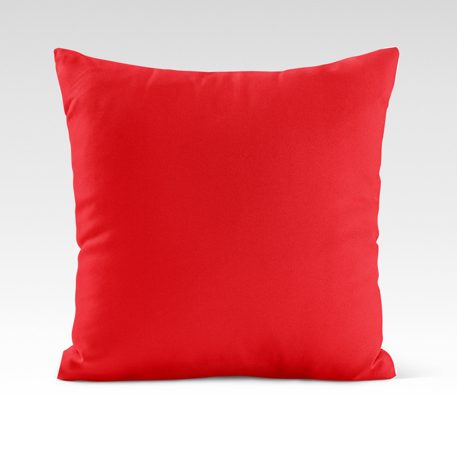 Brightly Colored Solid Square Throw Pillow Cases - 14x14, 16x16, 18x18 ...