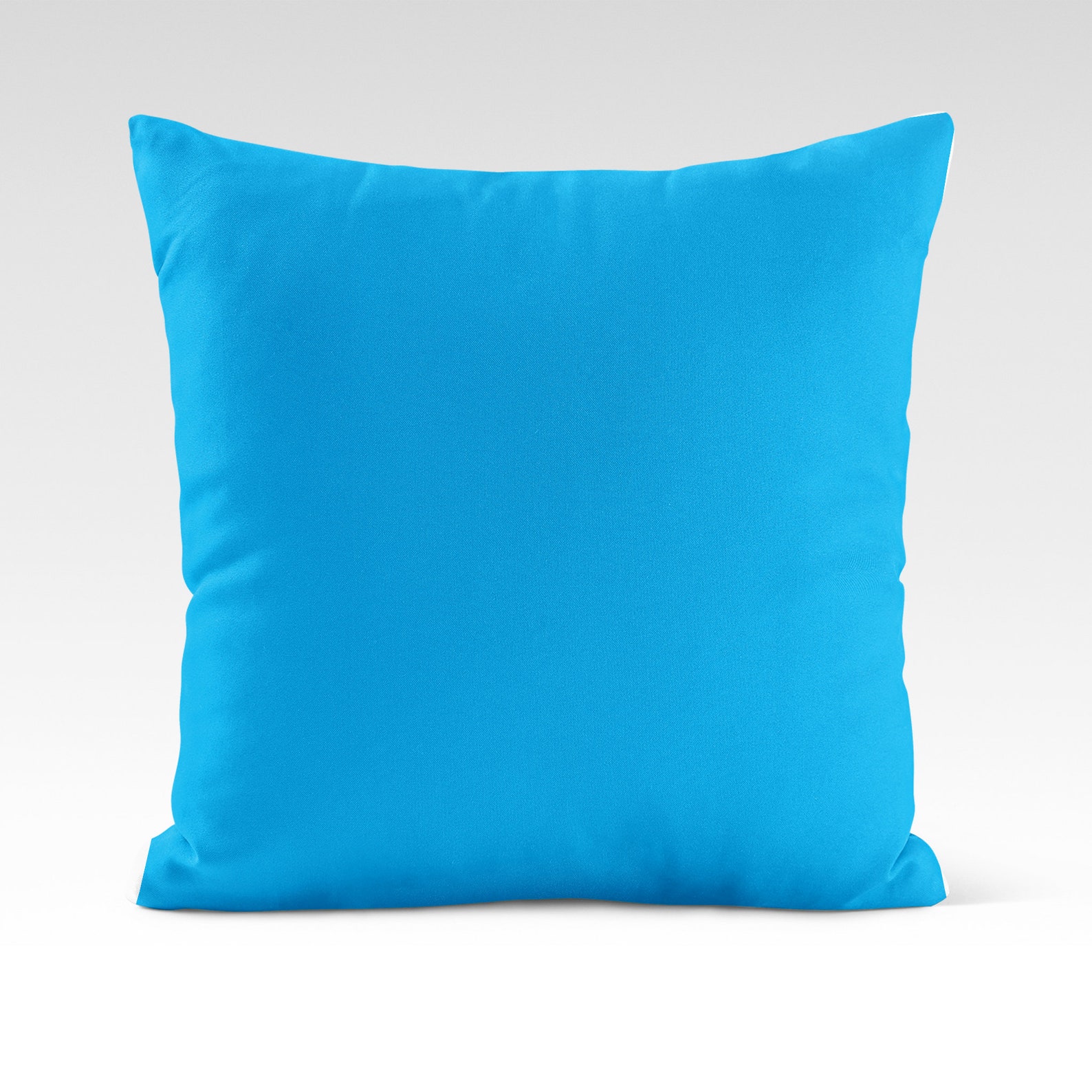 Brightly Colored Solid Square Throw Pillow Cases - 14x14, 16x16, 18x18 ...