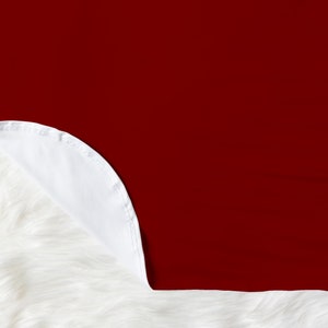 Baby Girl Solid Red Swaddle Blanket Set, Boy Plain Scarlet Beanie, Ruby ...