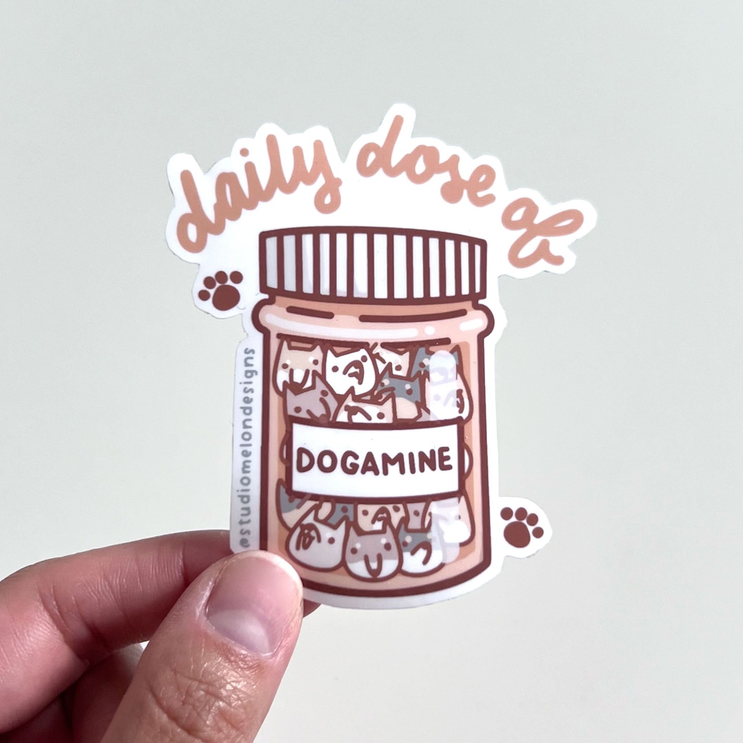 Waterproof Sticker | Cute Dog Sticker | Funny Dog Stickers | Cute and ...
